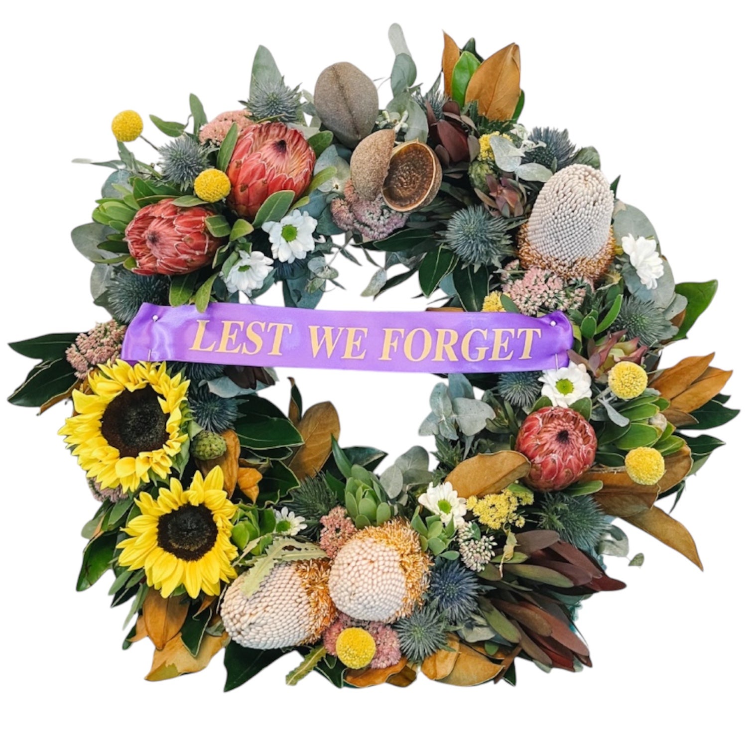 Australian Wild & Native Wreath | Blossoms Flower Boutique